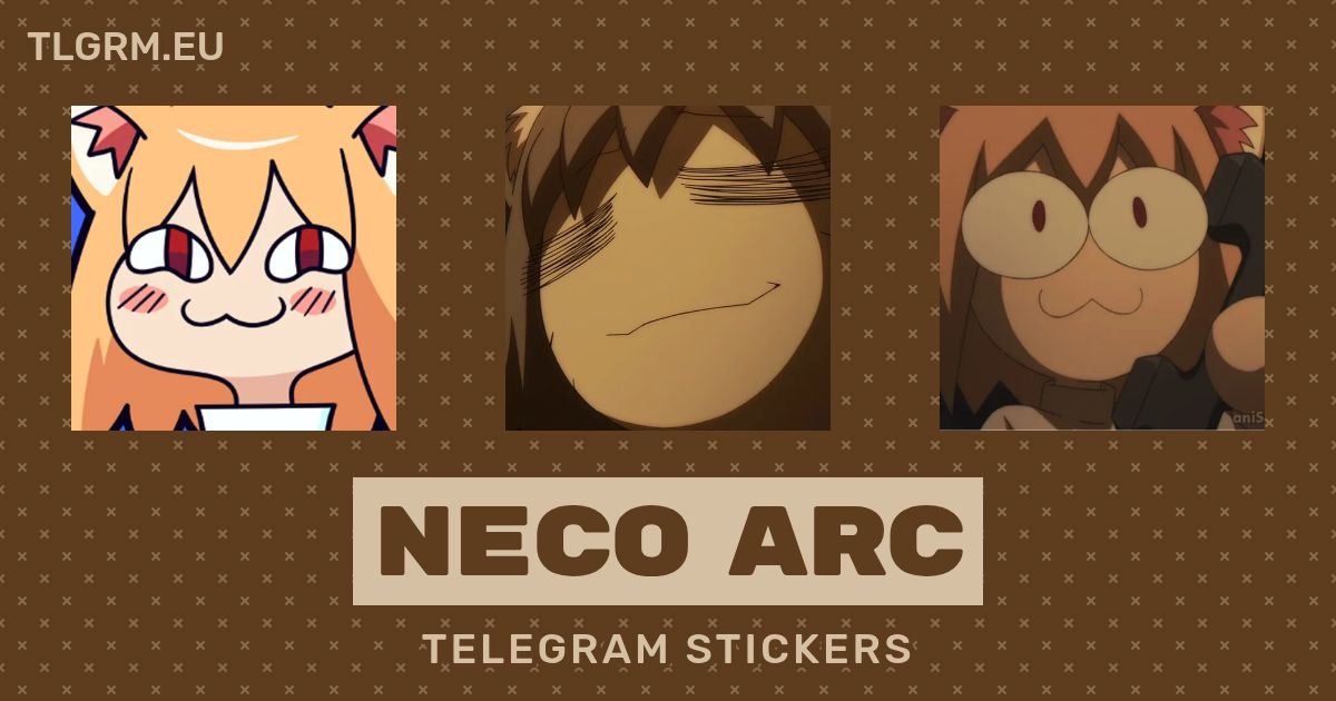“Neco Arc” stickers set for Telegram