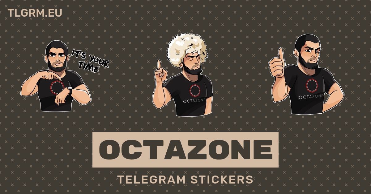 “OctaZone” stickers set for Telegram