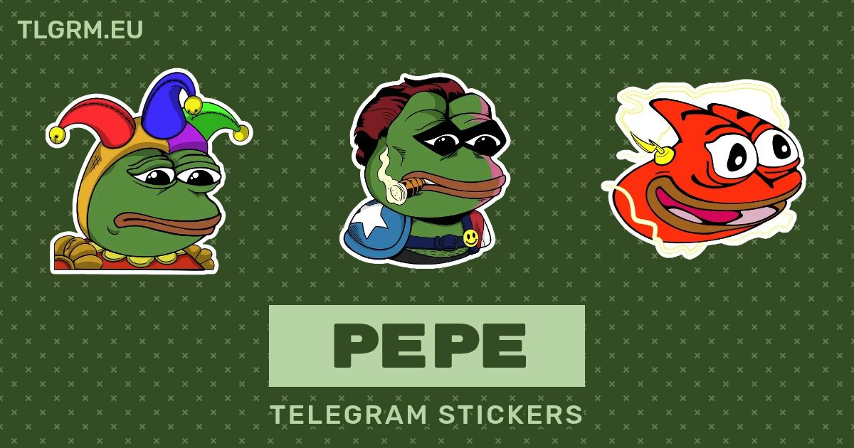 “Pepe” stickers set for Telegram