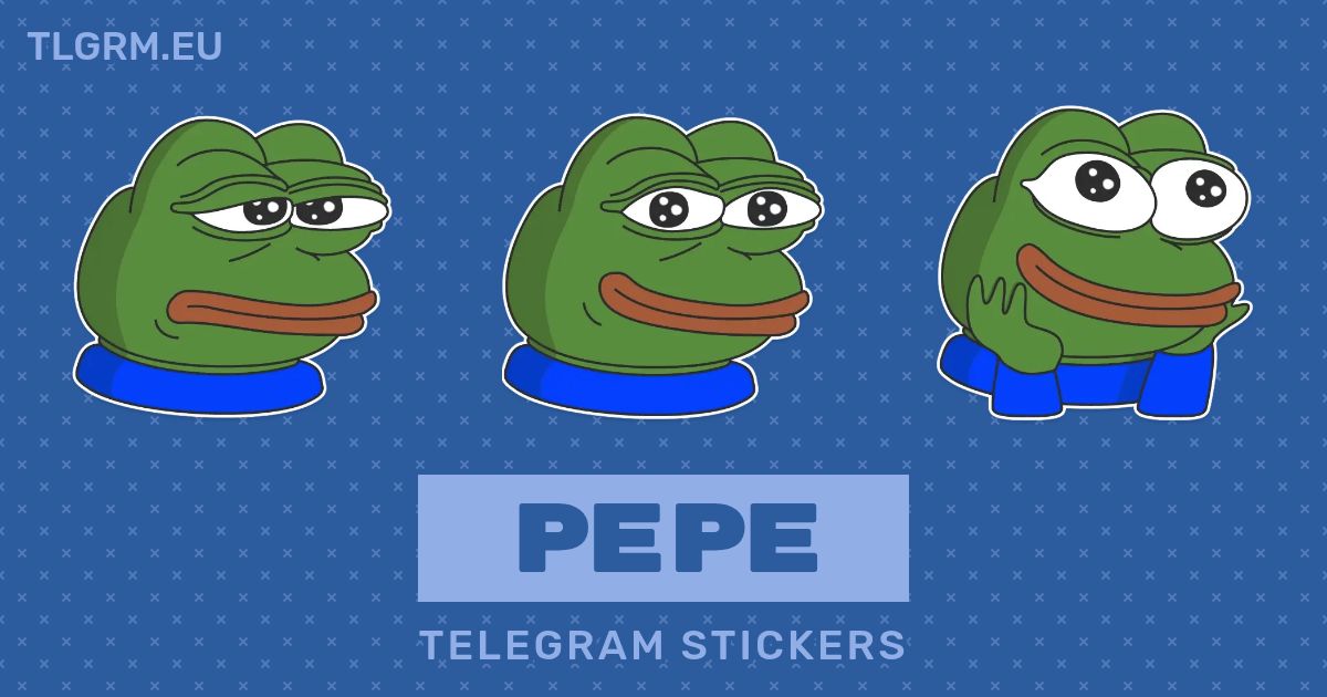 “Pepe” stickers set for Telegram