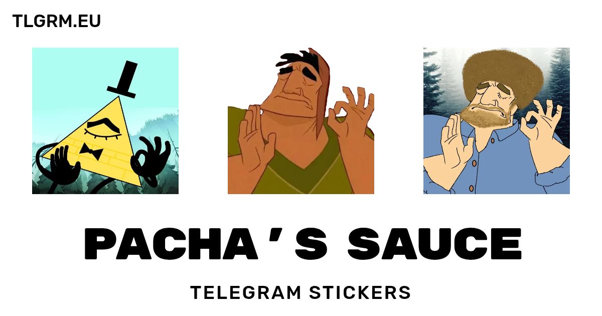 “Pacha's Sauce” stickers set for Telegram