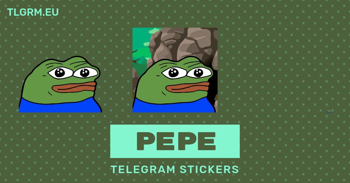 “Pepe” animated sticker set for Telegram