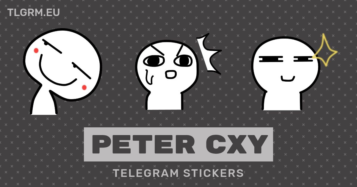 “Peter Cxy” stickers set for Telegram