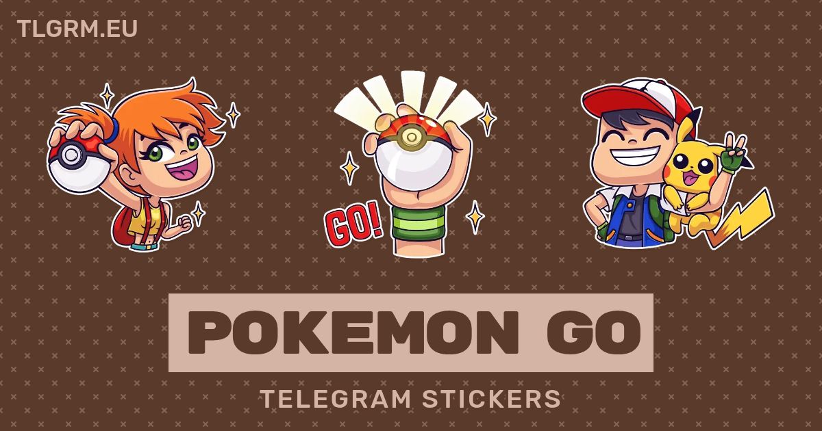 “Pokemon GO” stickers set for Telegram
