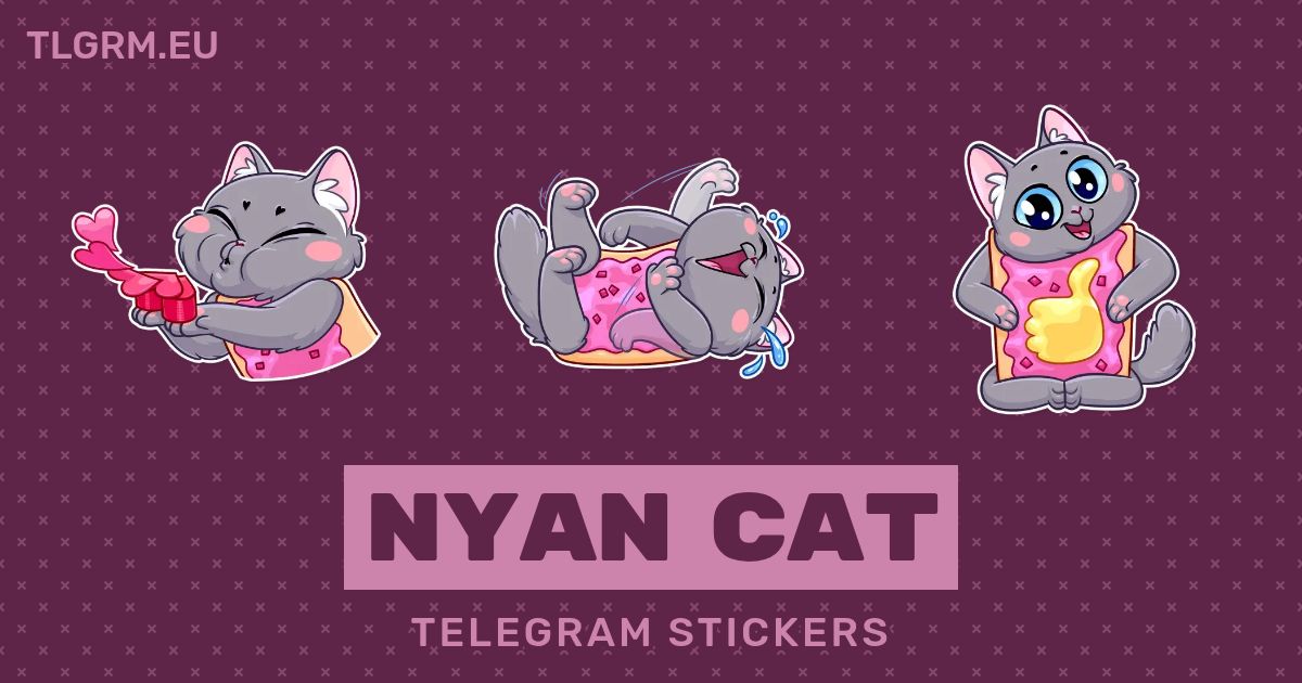 “Nyan Cat” stickers set for Telegram