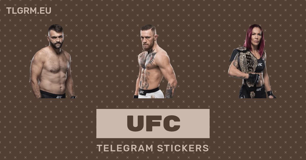 “UFC” stickers set for Telegram