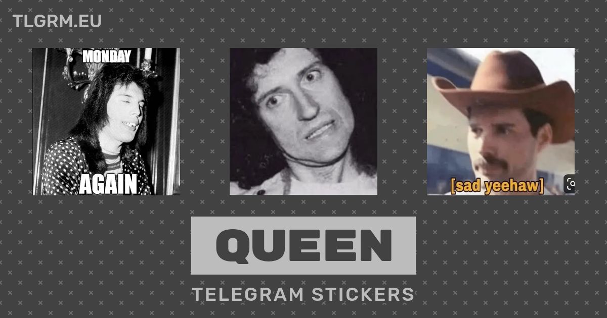 “Queen” stickers set for Telegram