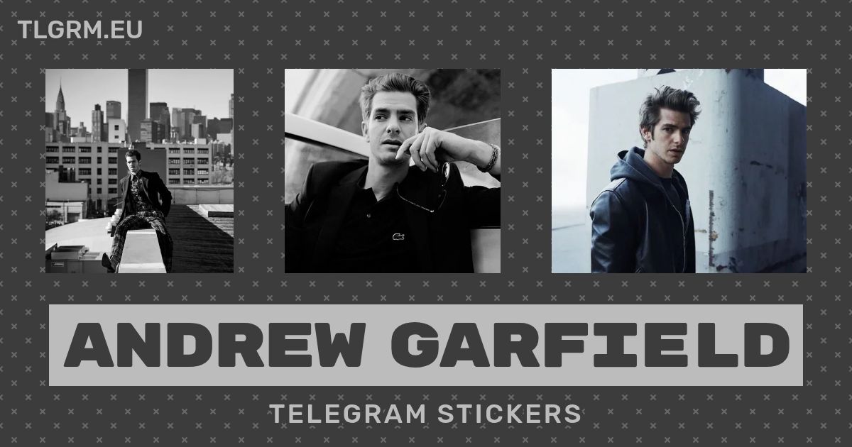 “Andrew Garfield” stickers set for Telegram