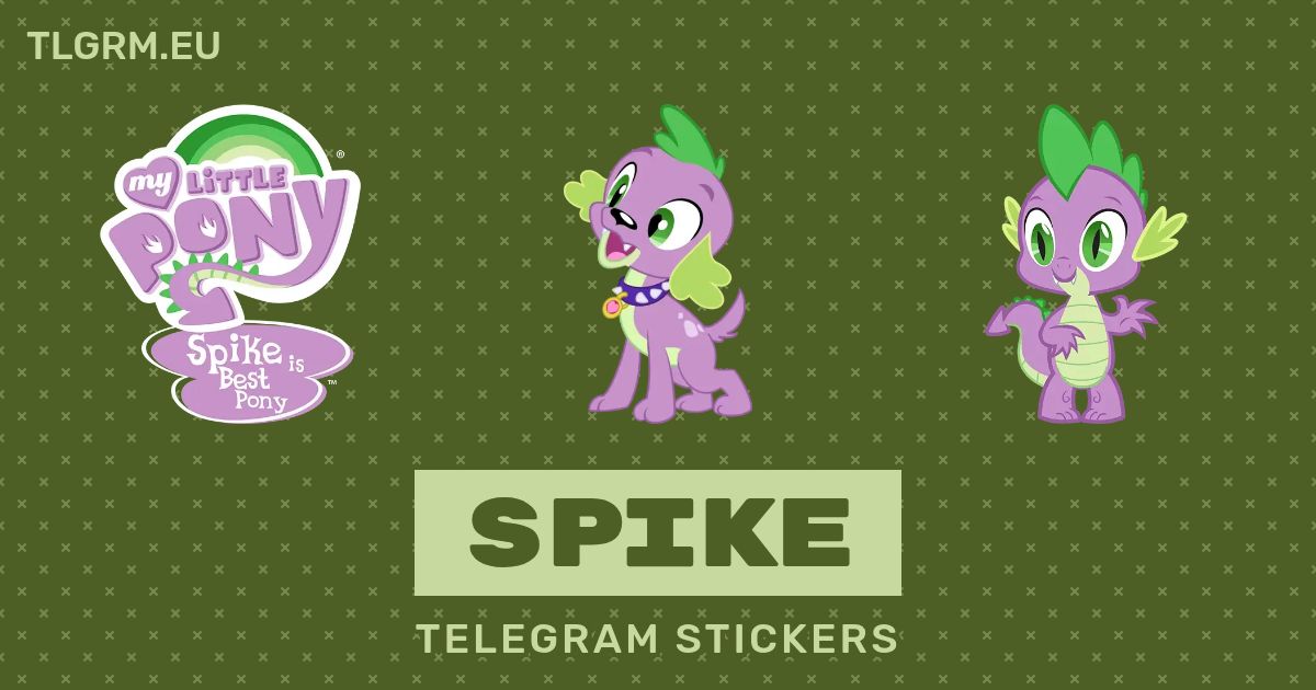 “Spike” stickers set for Telegram