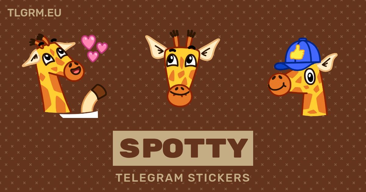 “Spotty” animated sticker set for Telegram