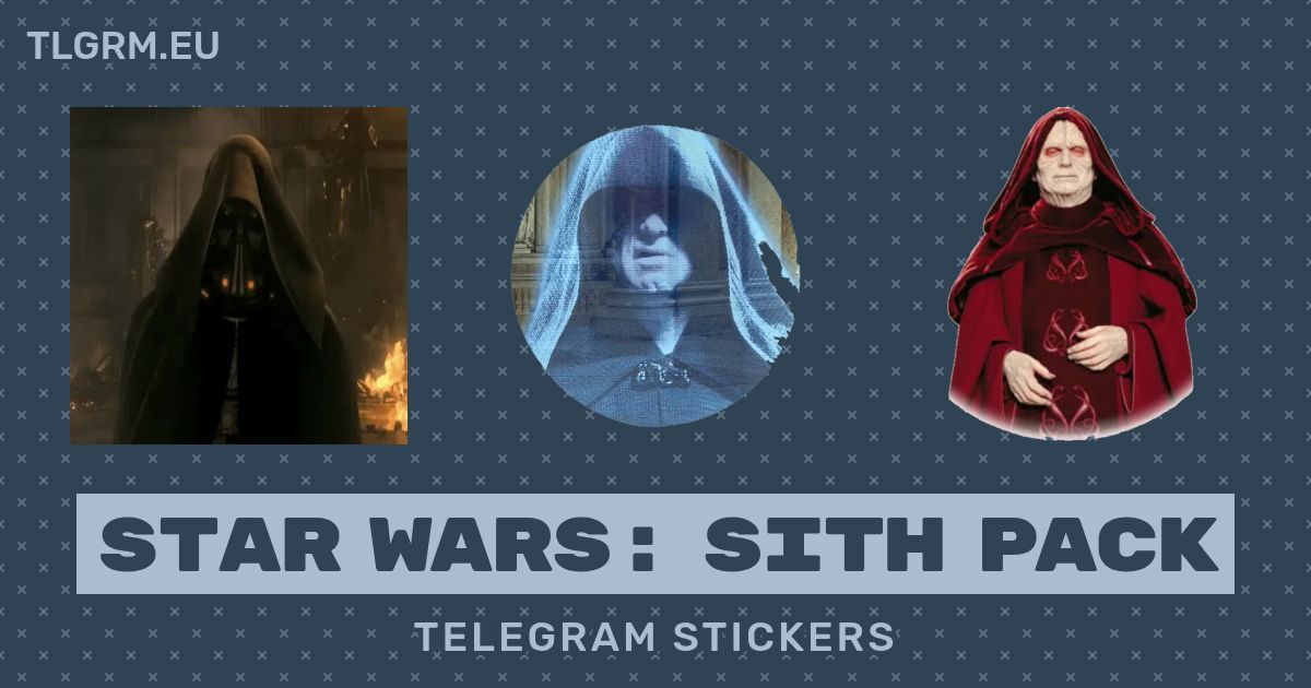 “STAR WARS: Sith Pack” stickers set for Telegram