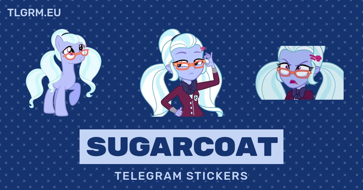 “Sugarcoat” stickers set for Telegram
