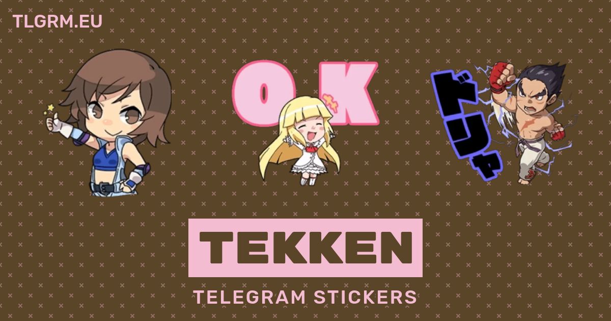 “Tekken” stickers set for Telegram