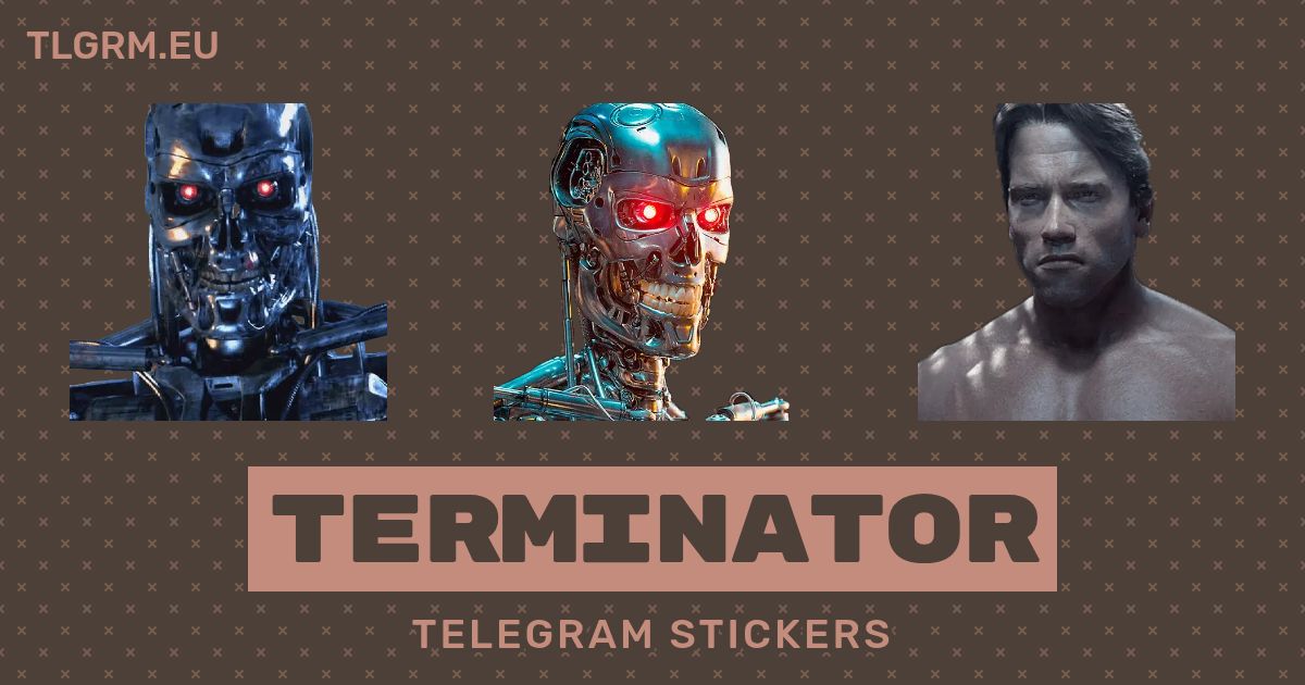 “Terminator” stickers set for Telegram