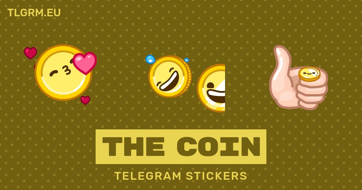 “The Coin” animated sticker set for Telegram