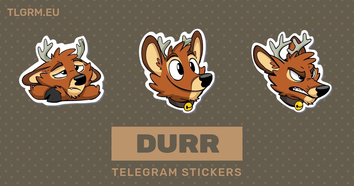 “Durr” stickers set for Telegram