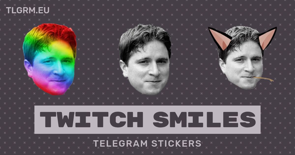 “Twitch Smiles” stickers set for Telegram