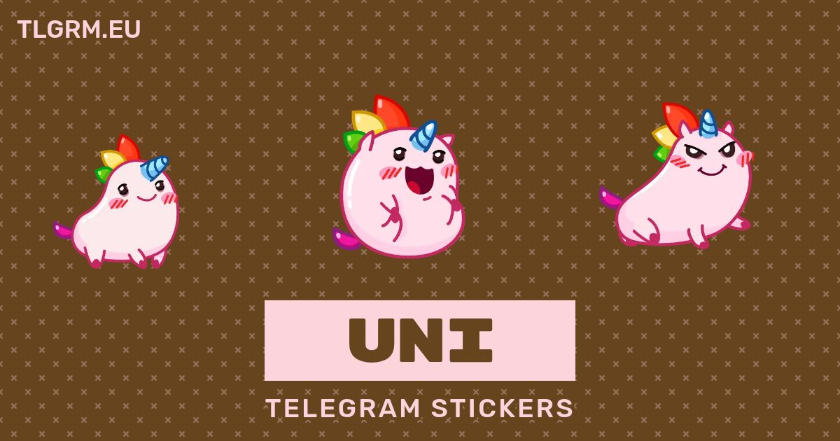 “Uni” animated sticker set for Telegram