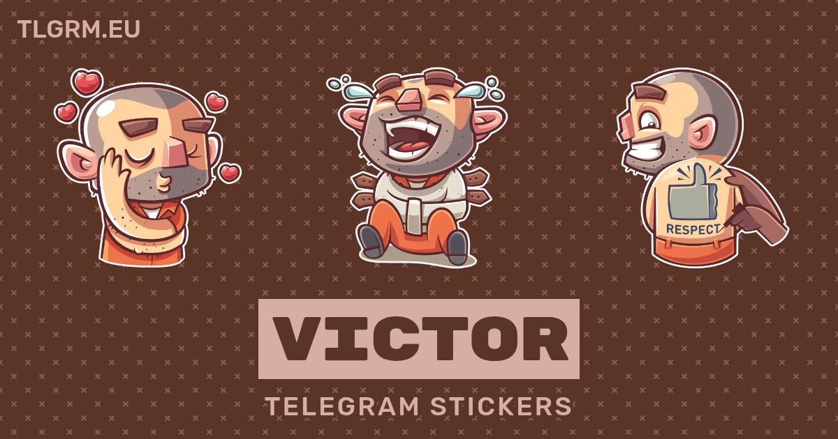 “Victor” stickers set for Telegram