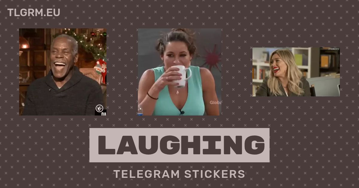 “Laughing” animated sticker set for Telegram