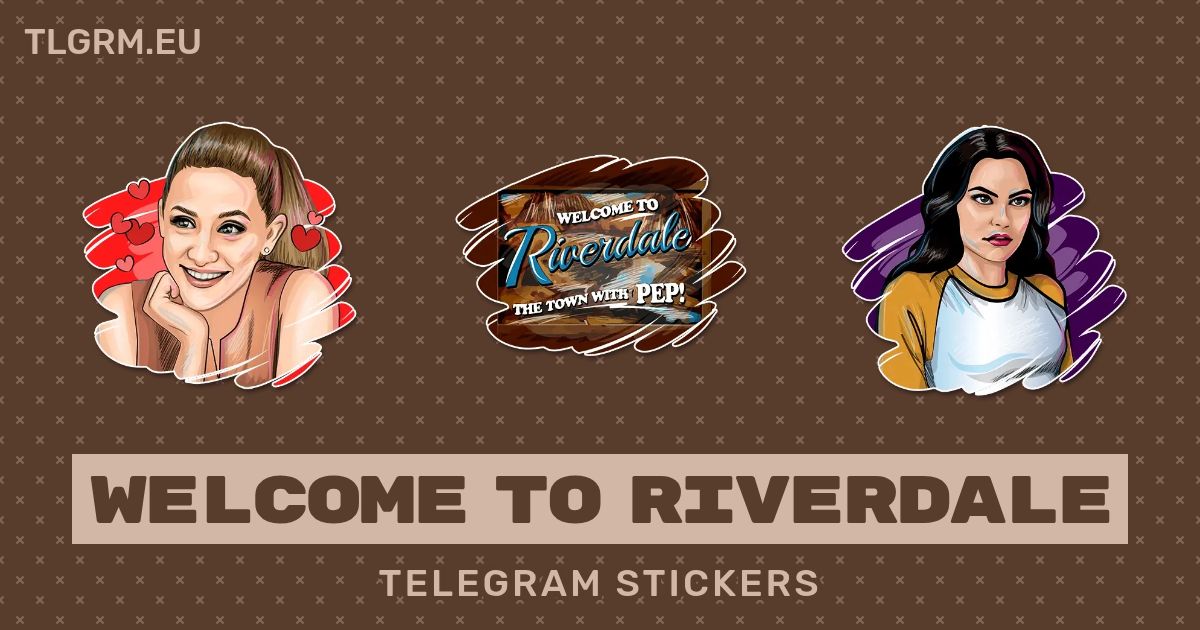 “Welcome to Riverdale” stickers set for Telegram