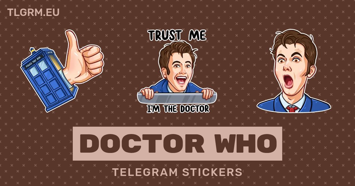 “Doctor Who” stickers set for Telegram