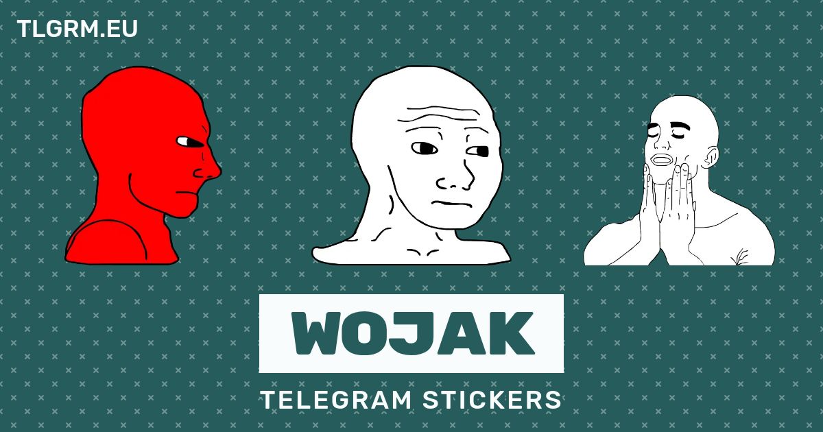 “Wojak” stickers set for Telegram
