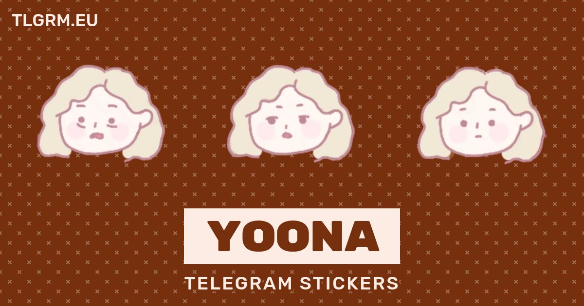 “Yoona” stickers set for Telegram