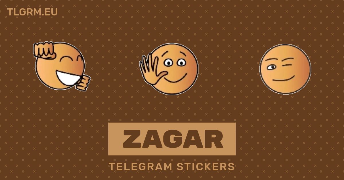 “Zagar” stickers set for Telegram