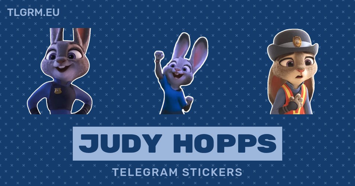 “Judy Hopps” stickers set for Telegram