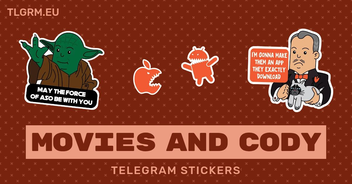“Movies and Cody” stickers set for Telegram