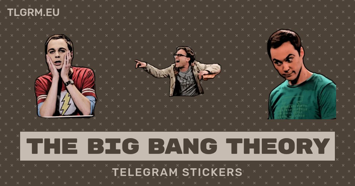 “The Big Bang Theory” stickers set for Telegram