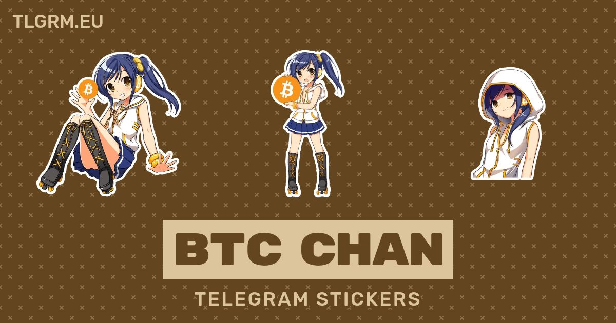 “BTC Chan” stickers set for Telegram