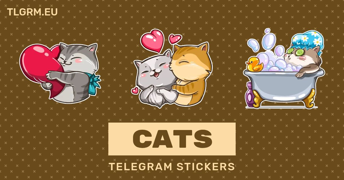 “Cats” stickers set for Telegram