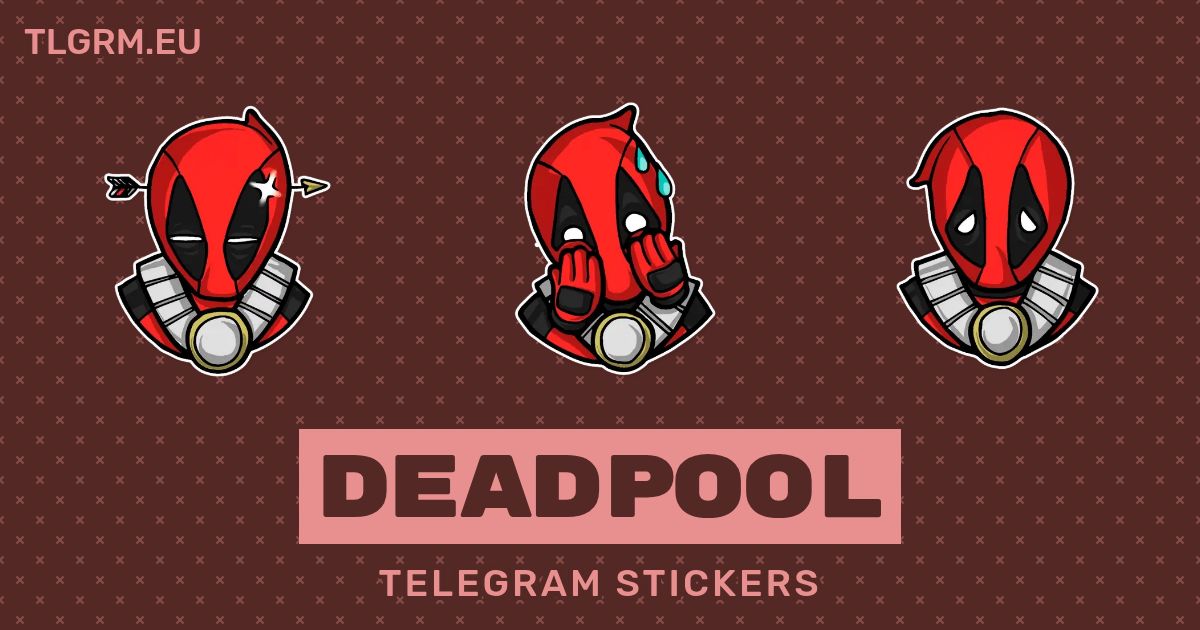“Deadpool” stickers set for Telegram