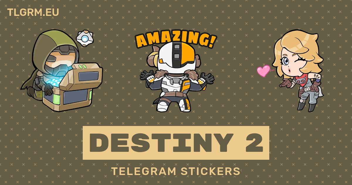 “Destiny 2” stickers set for Telegram