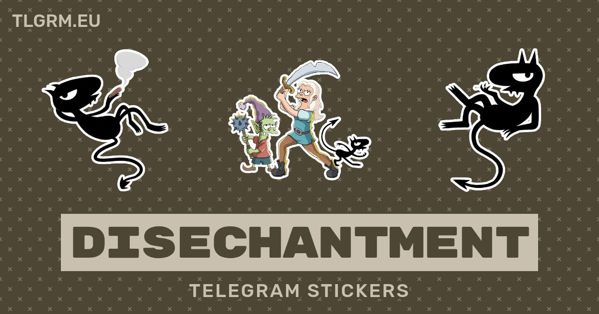 “Disechantment” stickers set for Telegram