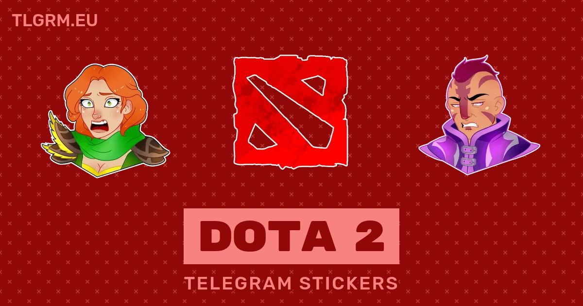 “Dota 2” stickers set for Telegram