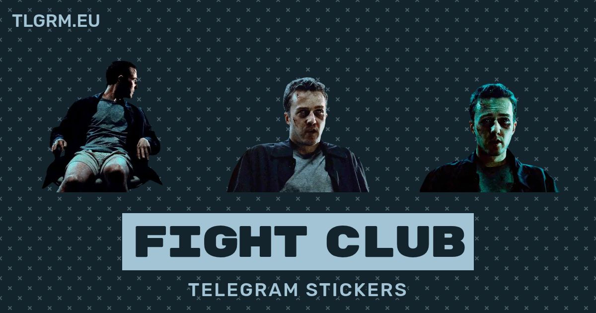 “Fight Club” stickers set for Telegram