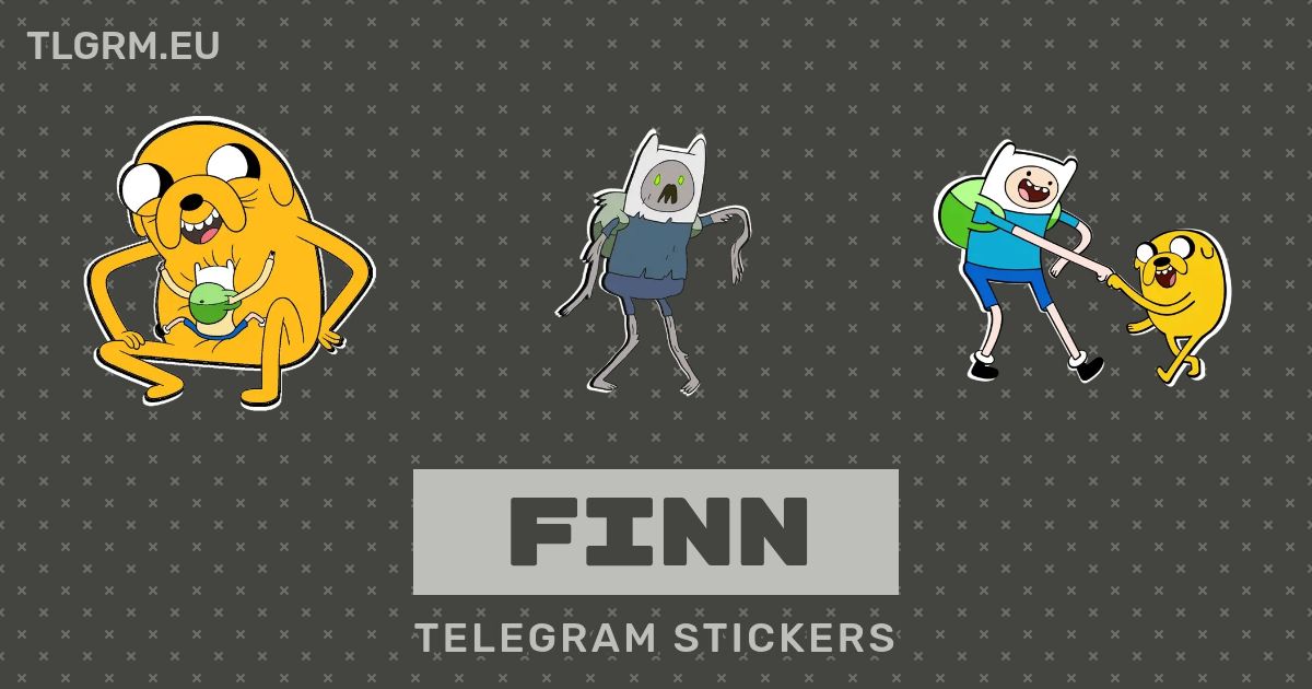 “Finn” stickers set for Telegram