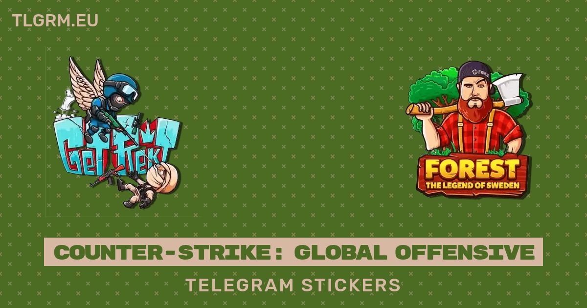 “Counter-Strike: Global Offensive” stickers set for Telegram