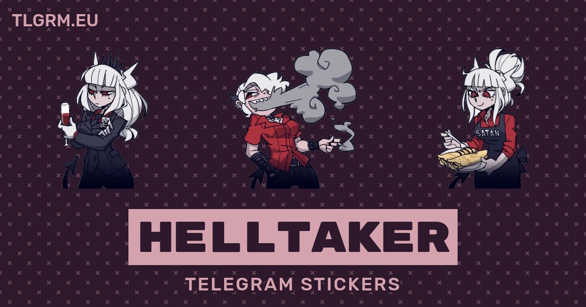 “HellTaker” stickers set for Telegram