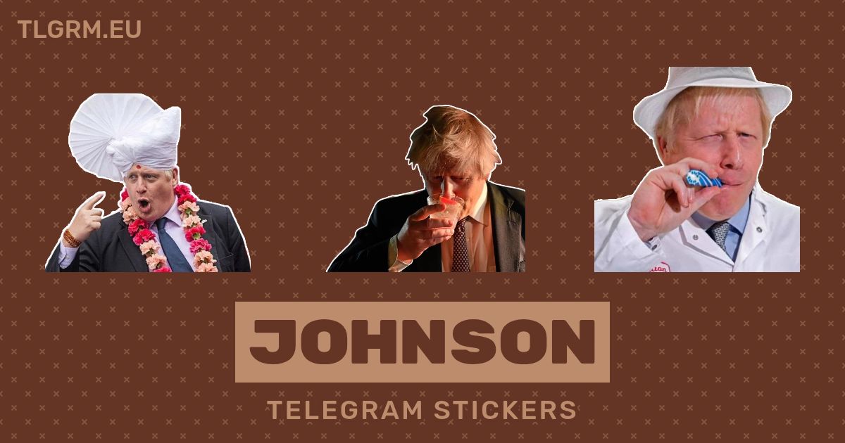“Johnson” stickers set for Telegram