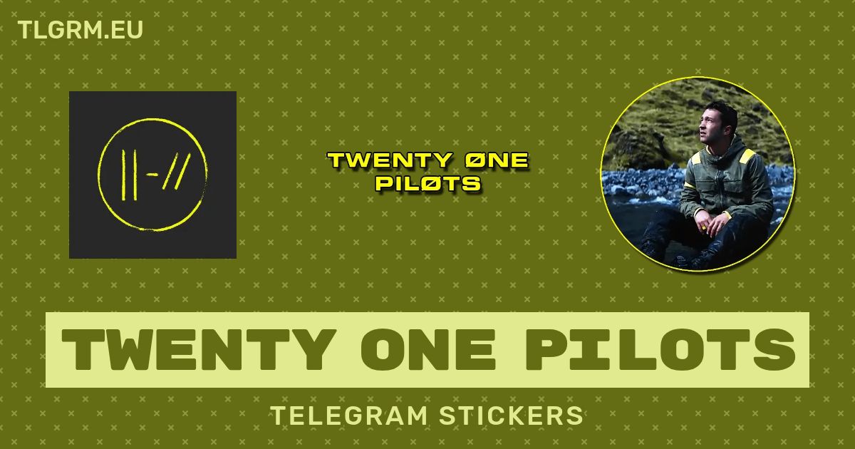 “Twenty One Pilots” stickers set for Telegram