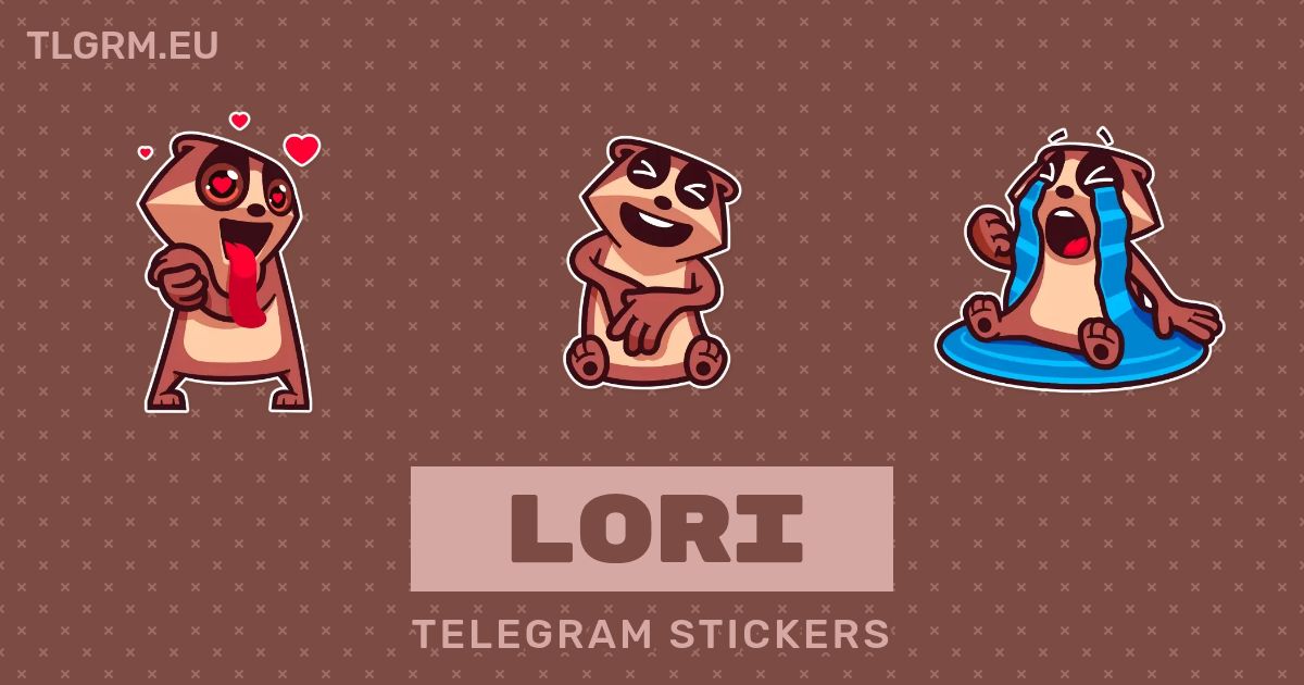 “Lori” stickers set for Telegram