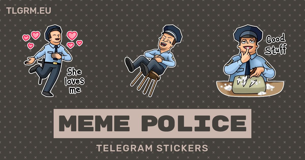 “Meme Police” stickers set for Telegram