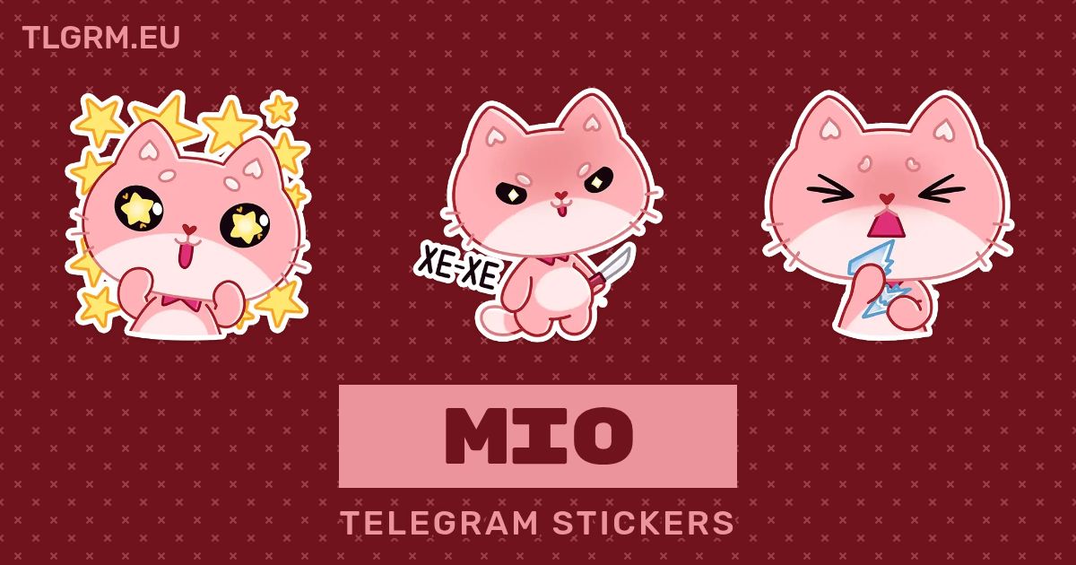 “Mio” stickers set for Telegram