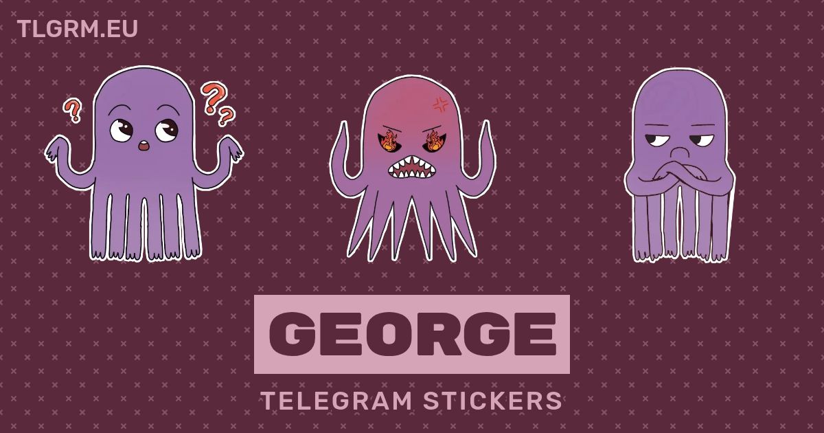 “George” stickers set for Telegram