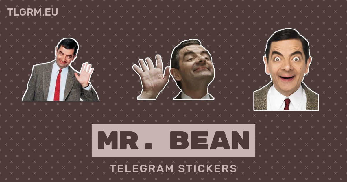 “Mr. Bean” stickers set for Telegram