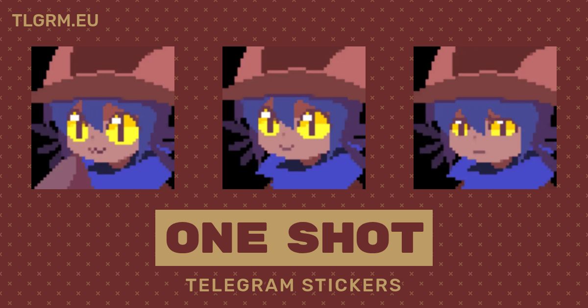 “One Shot” stickers set for Telegram